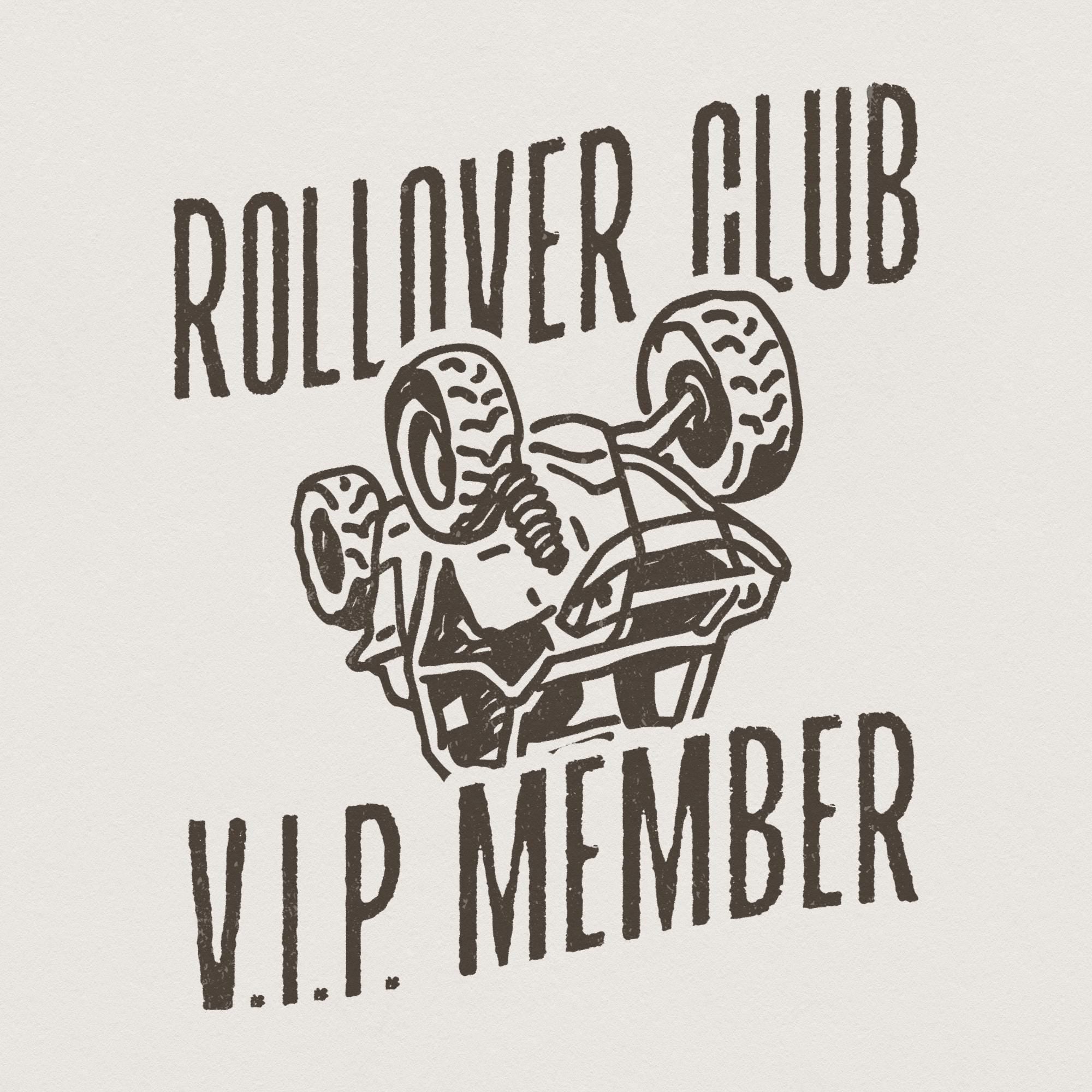 Rollover Club PNG, Funny Off-Road Clipart - 300 DPI Design for T-Shirt ...